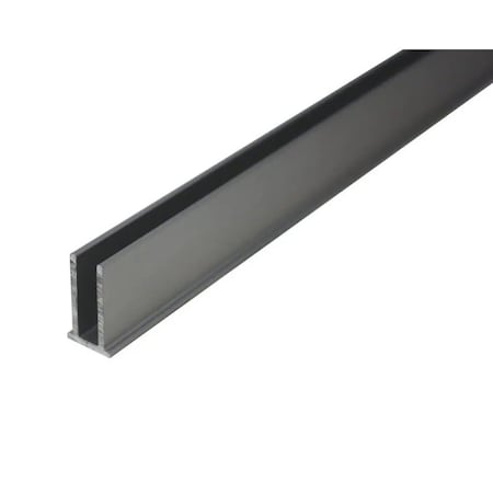 Eztube Side Track Aluminum Extrusion Silver, 48in L x 2in W x 1in H 100 ...