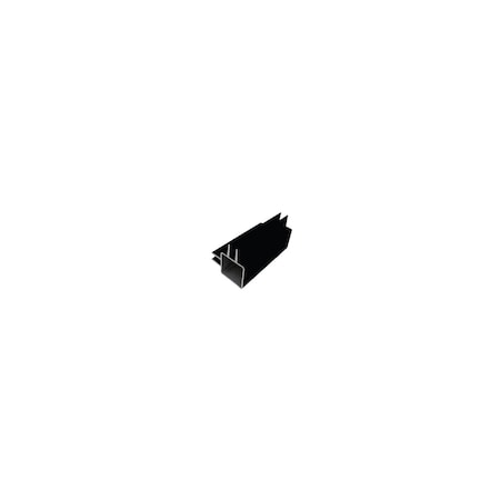 Eztube 2-Way Centered Captive Fin Extrusion for 1/4in Panel Panel Black ...