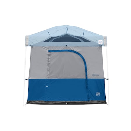 E-Z Up Camping Cube Sport Tent, 10' W x 10' L, Angle Leg, Royal Blue ...