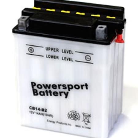Ilc Replacement for Battery Yb14-b2 Power Sport Battery YB14-B2 POWER ...