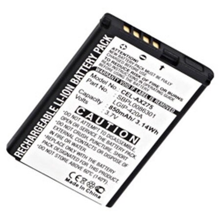 Ilc Replacement for LG Ax300 / Ax300sv / Ax300gr Cell Phone Battery ...