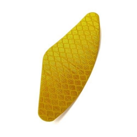 Ilc Replacement for Ezgo / Cushman / Textron Yellow Reflector Decal FOR ...