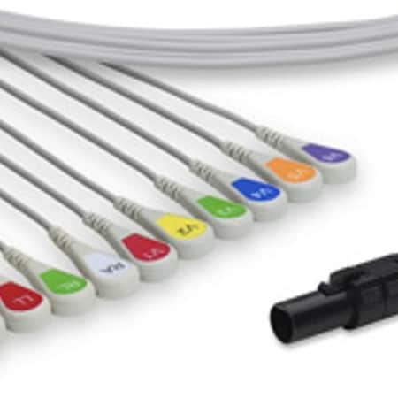 Ilc Replacement for Quinton 60-00185-01 Direct-connect EKG Cables 60 ...