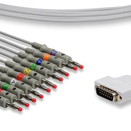 Ilc Replacement for Marquette MAC 2000 Direct-connect EKG Cables Banana ...