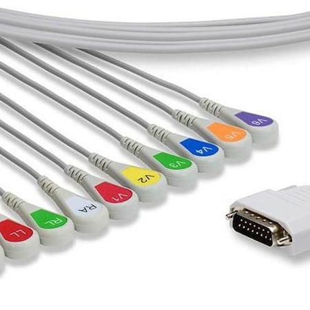 Ilc Replacement for Nihon Kohden Ecg-9620l Direct-connect EKG Cables ...