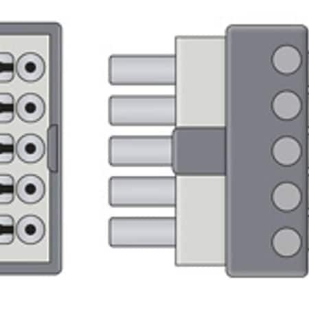 Ilc Replacement for Datascope 0012-00-1003-01 ECG Leadwires 0012-00 ...