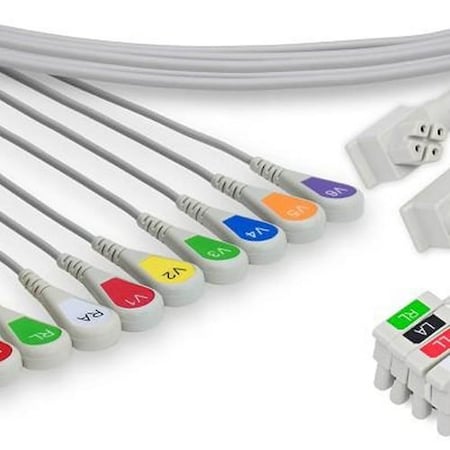 Ilc Replacement for Philips Pagewriter Tc70 EKG Leadwires Snap ...