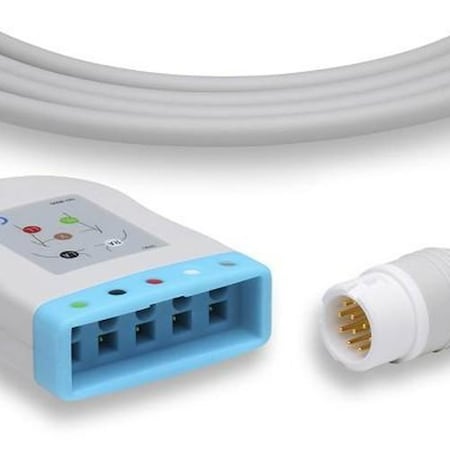 Ilc Replacement for Philips 78352c ECG Trunk Cables Twin PIN Connector ...