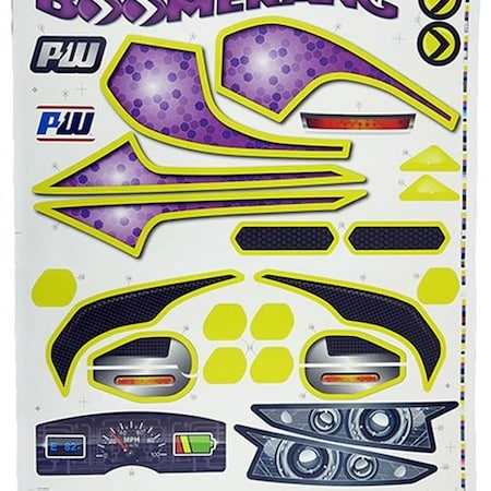 Ilc Replacement for Power Wheels Flc34 Boomerang Label Sheet FOR ...