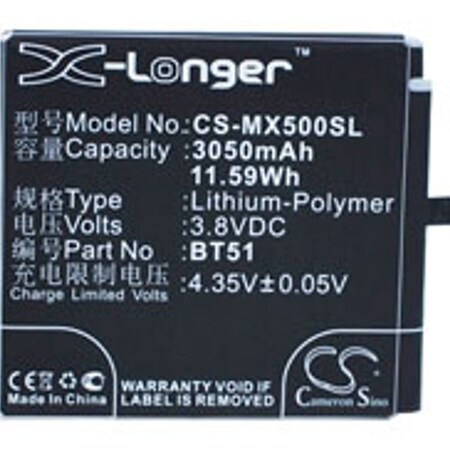 Ilc Replacement For Meizu Bt51 Battery BT51 | Zoro