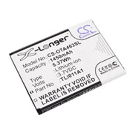 Ilc Replacement For Alcatel One Touch Pixi Glitz 4G Battery ONE TOUCH ...