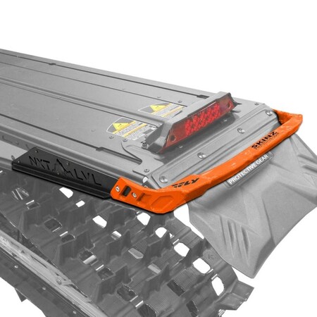 Ilc Replacement for Skinz NXT LVL Rear Bumper - Orange Flat Black ...