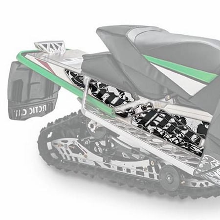 Ilc Replacement For Arctic Cat Tunnel Decal Kit - Annihilator Black ...