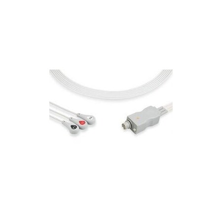 Ilb Gold Replacement For Fukuda Denshi, Lx-7120 Ecg Telemetry Leadwires ...