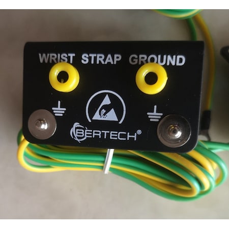 Bertech ESD Anti-Static Metal Bench Mount Ground Block ESDGB | Zoro