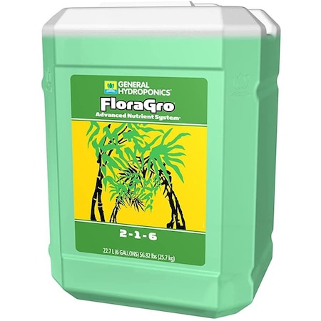 General Hydroponics GH Flora Gro 6 Gallon GL56718055 | Zoro