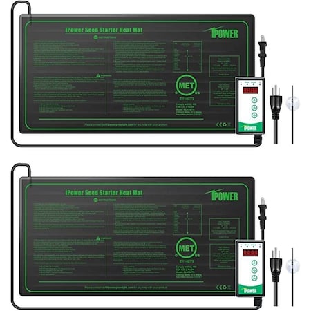 Ipower 2 Pack Digital Thermostat Controller and 10" x 20.5" Seeding ...