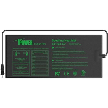 Ipower 48" x 20.75" Carbon film structure Seedling Heat Mat GLHTMTPROL ...