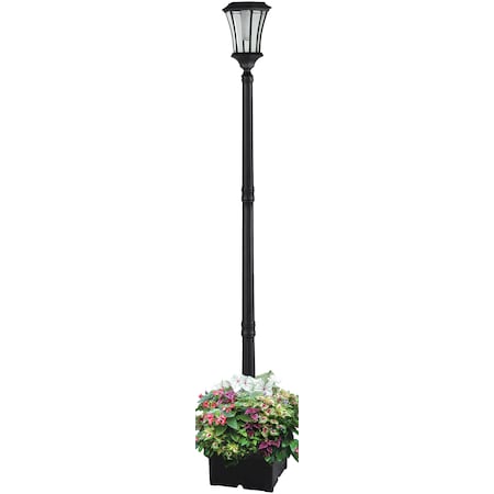 Sun-Ray Sun-Ray Abigail Solar Lamp Post With Planter 302001 | Zoro