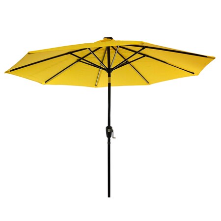 Sun-Ray 9 ft. Round Next Gen Solar Lighted Umbrella 801056OLE | Zoro