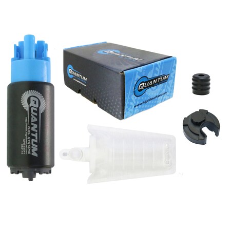Quantum 265LPH In-Tank EFI Performance Fuel Pump w/ Install Kit QFS ...