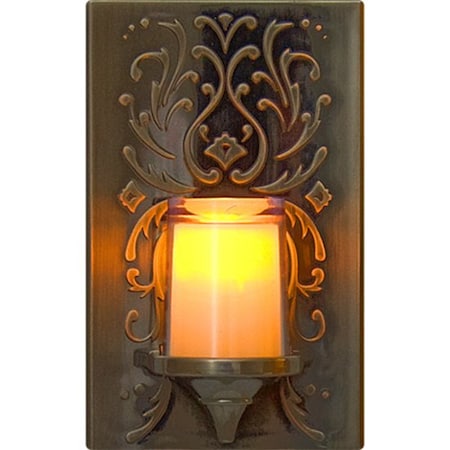 Ge CandleLite Automatic Amber LED Night Light 11258 | Zoro