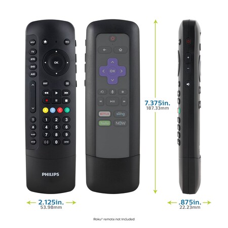 Philips Philips 4-Device Universal Slide In Remote Control, Roku ...