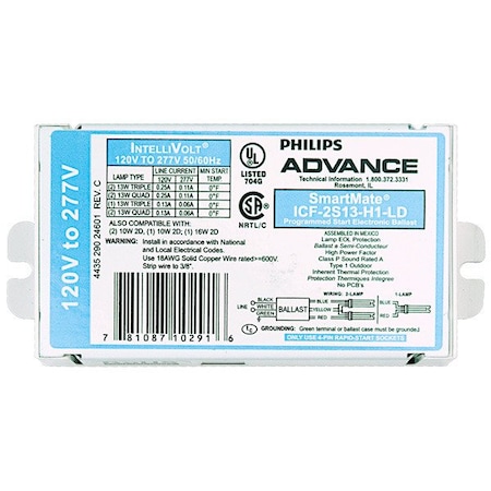 Advance Cfl Ballast 12PK ICF-2S13-H1-LDK | Zoro