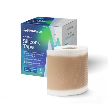 Fifthpulse Medical Grade Silicone Gel Tape, Ribbed Design Skin and Scar ...