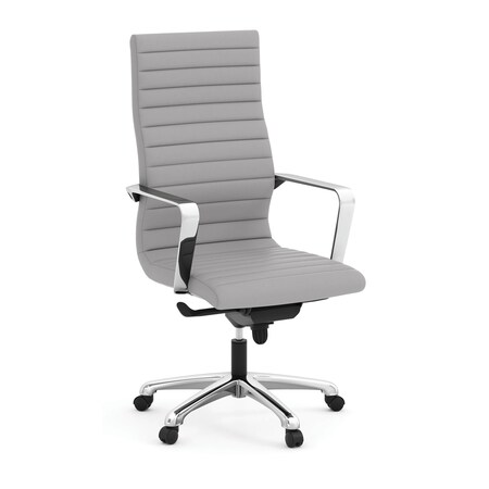 Officesource Tre Collection Executive High Back Chair with Chrome Frame ...