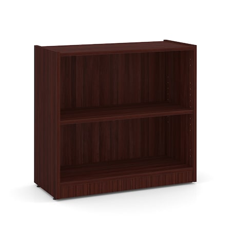 Officesource OS Laminate Bookcases Bookcase - 2 Shelves PL154MH | Zoro