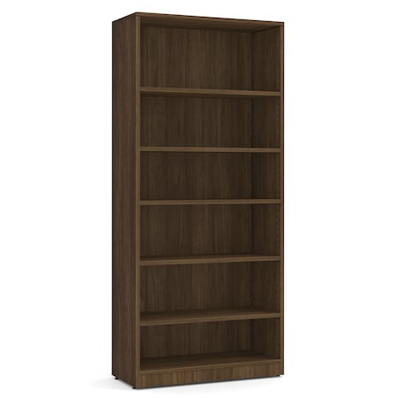 Officesource OS Laminate Bookcases Bookcase - 6 Shelves PL156MW | Zoro