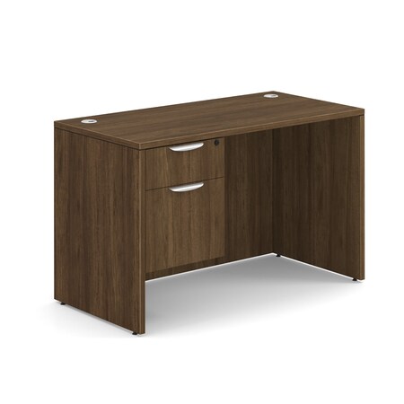 Officesource 29.50" H, Modern Walnut, 48.00" W X SGLHDPL104MW | Zoro