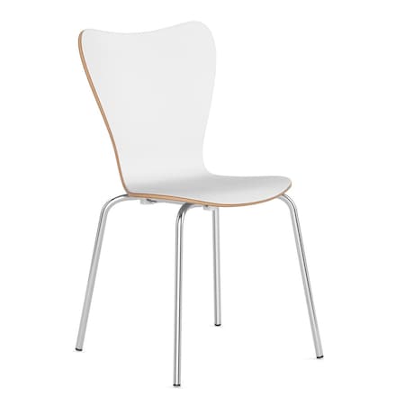 Officesource Bleecker Street Cafe Seating Collection Wood Stack Chair ...