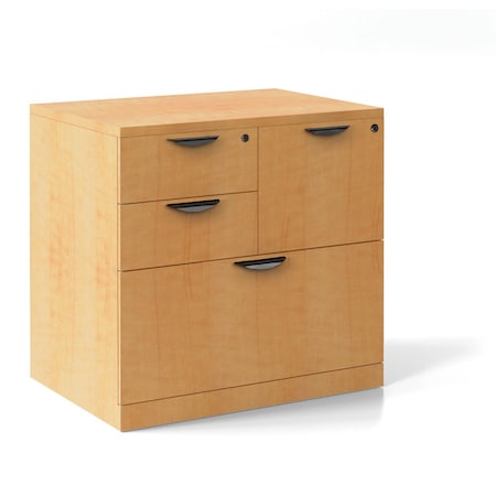 Officesource OS Laminate Lateral Files Combo Lateral File Cabinet ...