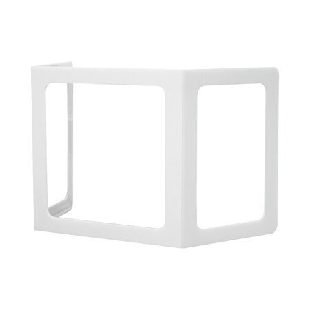 Officesource SafeGuard Barrier Collection Tri-Fold Screen w/Window and ...