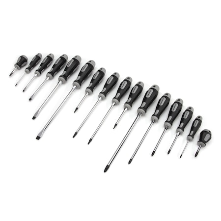 Steelman Slotted, Phillips, and Torx Screwdriver Set, 16-Piece 78460 | Zoro