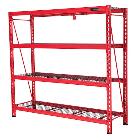 Craftsman 4-Shelf Industrial Storage Rack, 77-Inch Wide x 72-Inch High ...