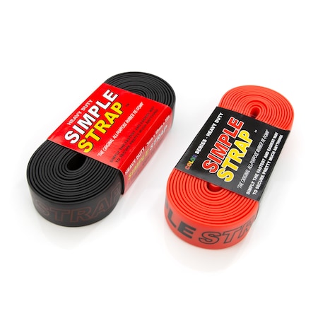 Simple Strap Self-Gripping 3mm Thick Heavy-Duty Rubber Tie Down Straps ...