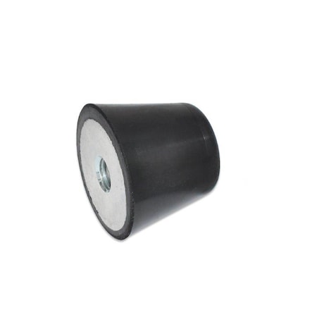 J.W. Winco GN253-50-M10-55 Tapered Bumper Natural Rubber-Tapped 253-50 ...