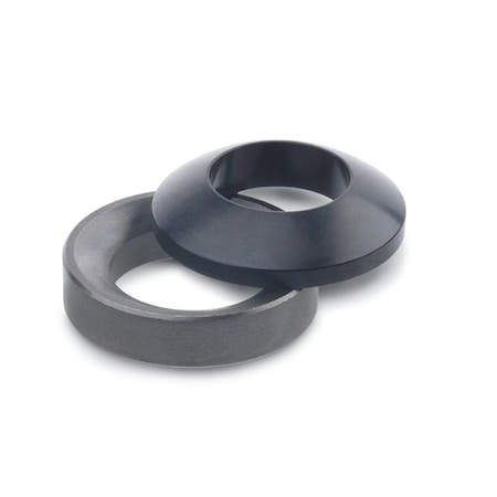 JW WINCO Spherical Washer, Fits Bolt Size M10 Steel, Plain Finish (6319 ...