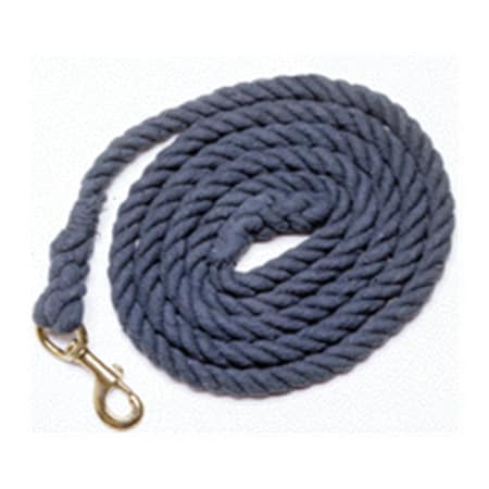 Jacks Imports Cotton Lead Rope BLACK 10186-BK | Zoro