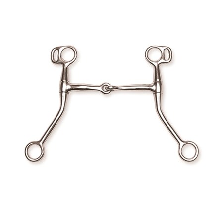 Jacks Imports Stainless Steel Training Snaffle Bit 5" 10456-5 | Zoro