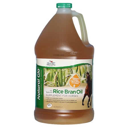 Manna Pro Natural Glo Rice Bran Oil Gallon 2001 | Zoro