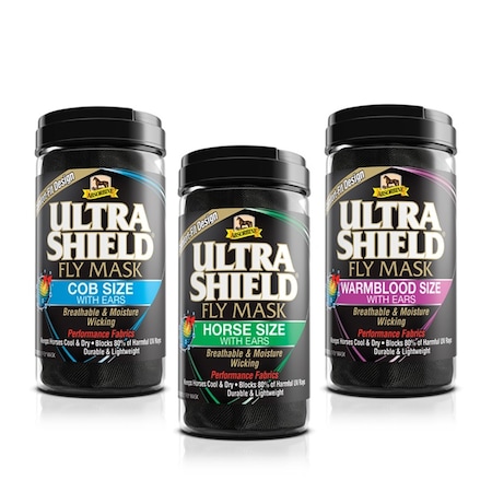 Absorbine UltraShield Fly Mask With Ears COB 3380-C | Zoro