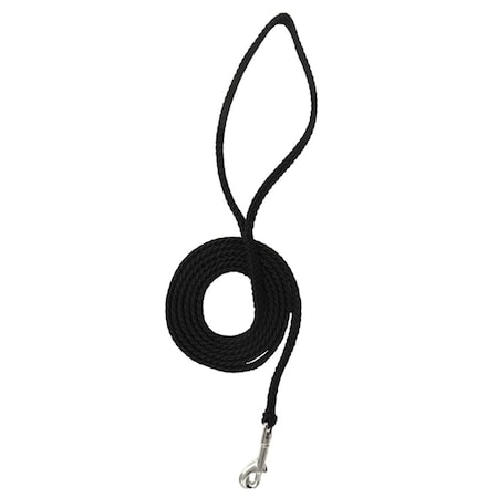 Lone Wolf Flat 1/4" Braided Rope Lead with Snap PURPL/YELO 3648-PY | Zoro