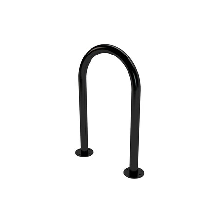 Frog Furnishings BLACK 1 LOOP METAL BIKE RACK PB BIKEBLA1SUR | Zoro