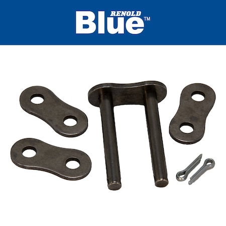 Renold CONNECTING LINK - 200-2, 2-1/2in. PITCH, COTTER PIN SLIP FIT ...