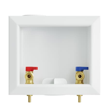 Jones Stephens Washing Machine Box, Center Outlet, 3/8in. PEX F1807 ...