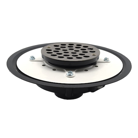 Jones Stephens 2in. Heavy Duty PVC Drain Base with 3-1/2in. Plastic ...